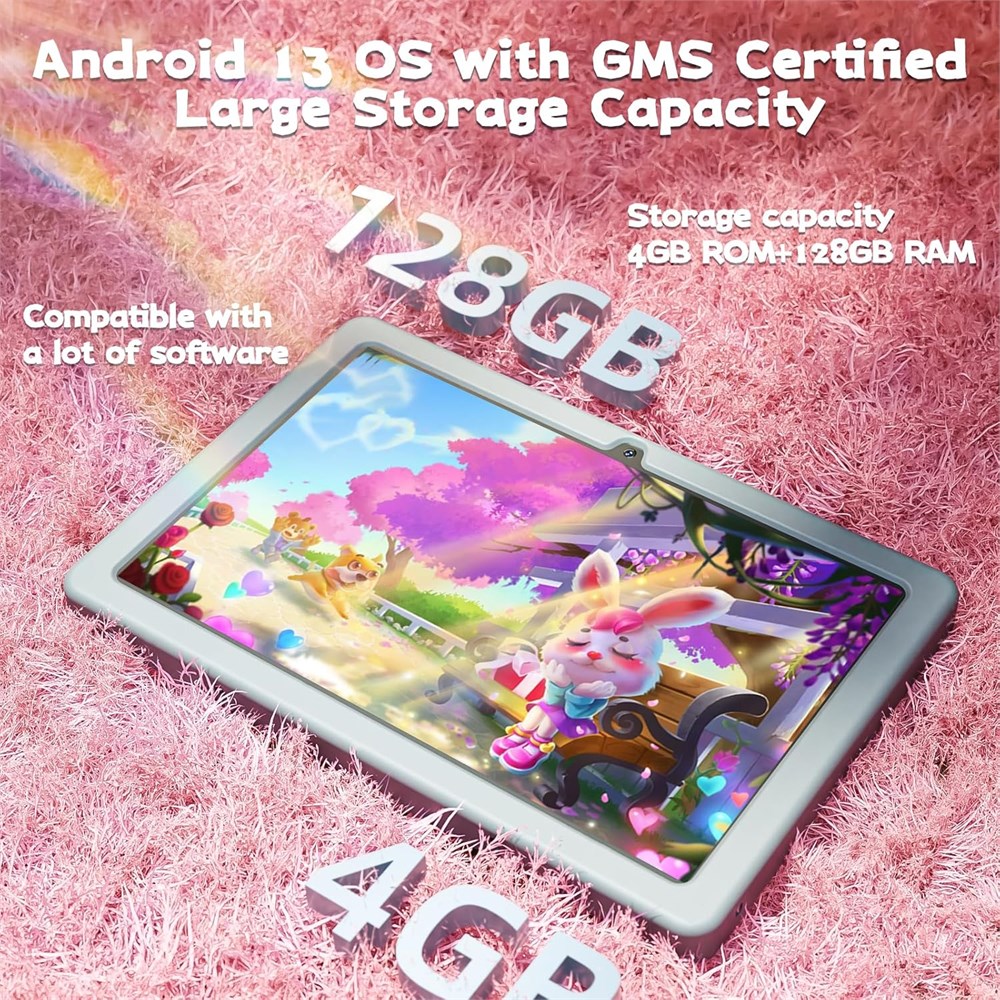 BidBid - SGIN Tablette 10.1" Android 13, 4Go RAM 128Go ROM, IPS, Caméra ...